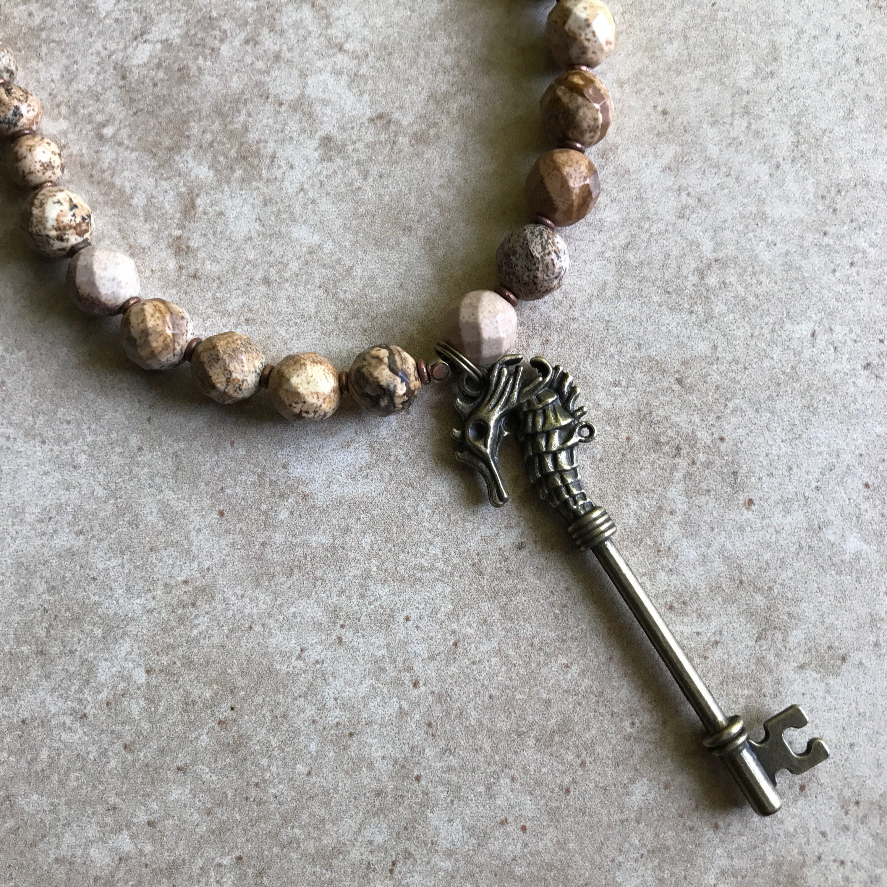 Dragon Key Necklace // Game of Thrones Inspired Necklace // Rock and ...