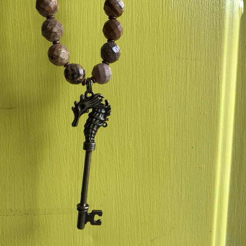 Dragon Key Necklace // Game of Thrones Inspired Necklace // Rock and ...