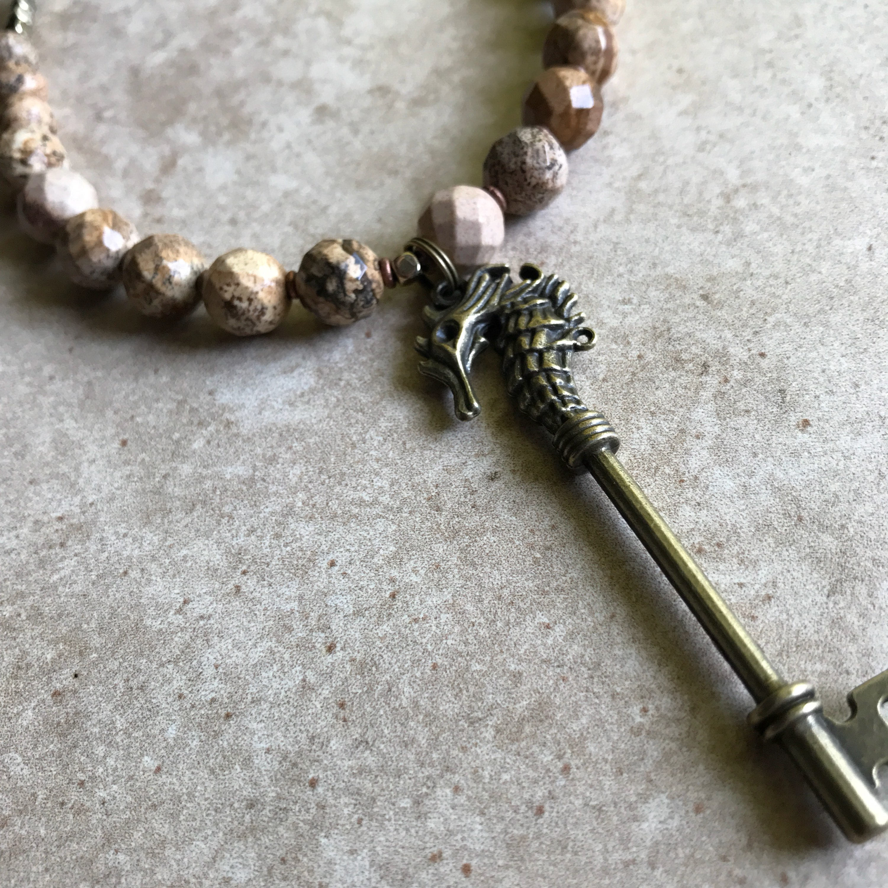 Dragon Key Necklace // Game of Thrones Inspired Necklace // Rock and ...