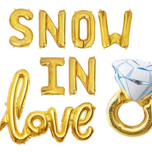 Snow in Love Banner With Snowflakes Winter Wedding Winter - Etsy