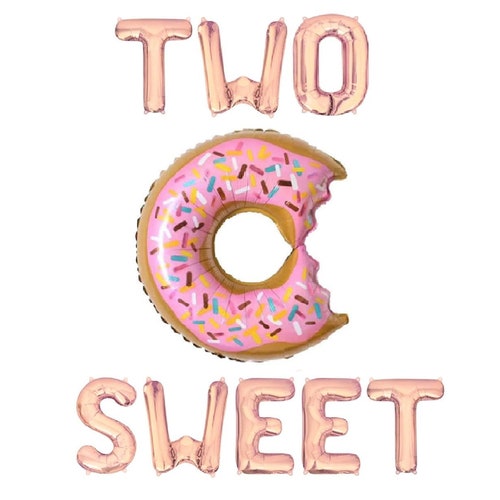 Editable Two Sweet Donut 2nd Birthday Party Evite Donut | Etsy