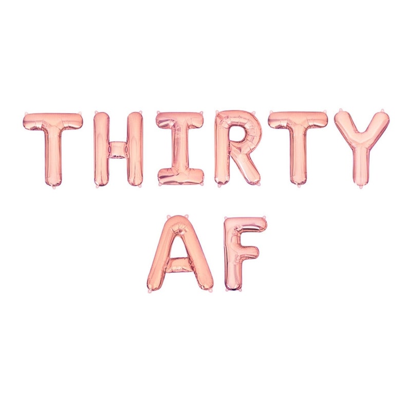 Thirty Af Balloons - Etsy
