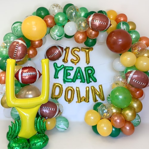 First Down Birthday First Down Football Party Rookie Year - Etsy