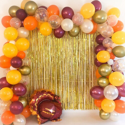 Fall Balloon Garland Kit Fall Balloon Arch Fall Bridal - Etsy