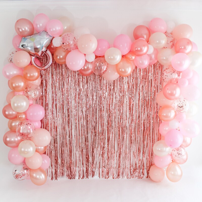 Pink and Gold Balloon Arch - Etsy