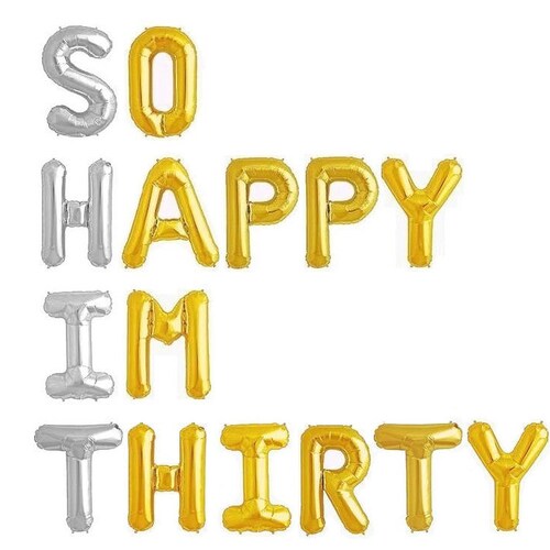 30th Birthday Napkin so Happy I'm Thirty 30th Birthday | Etsy