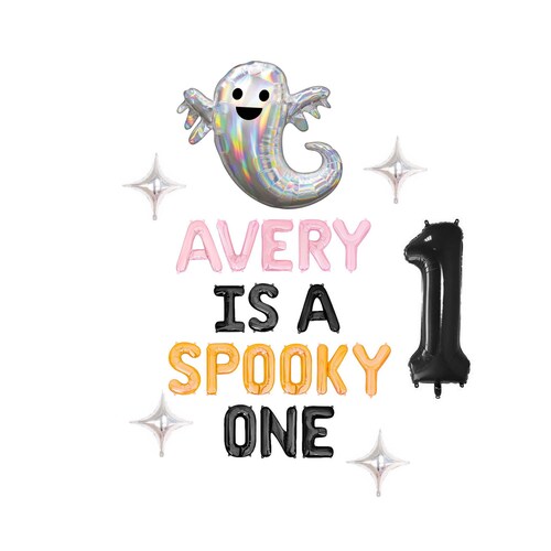 Little Boo the Spooky ONE First Birthday Highchair Banner - Etsy