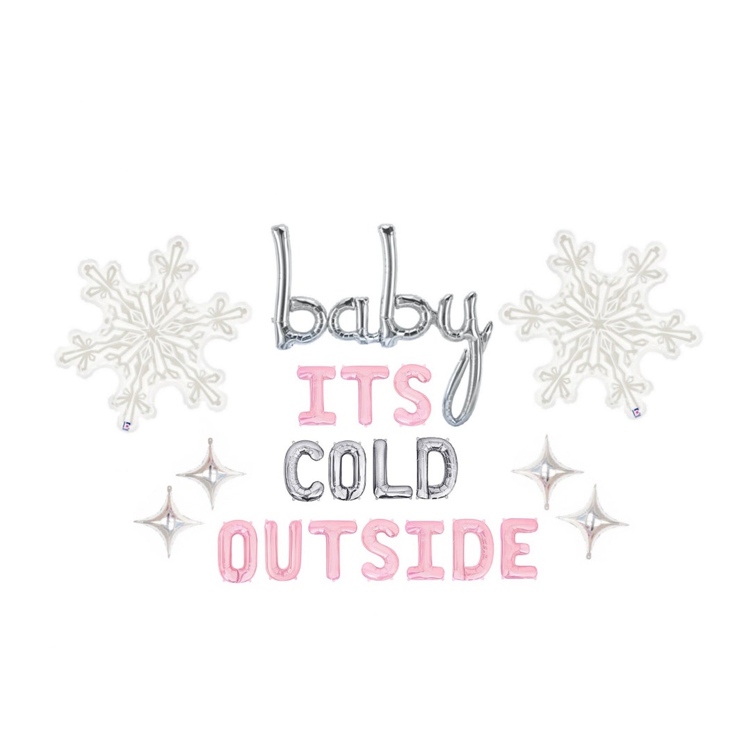 Baby It's Cold Outside Winter Baby Shower Decorations Winter Baby ...