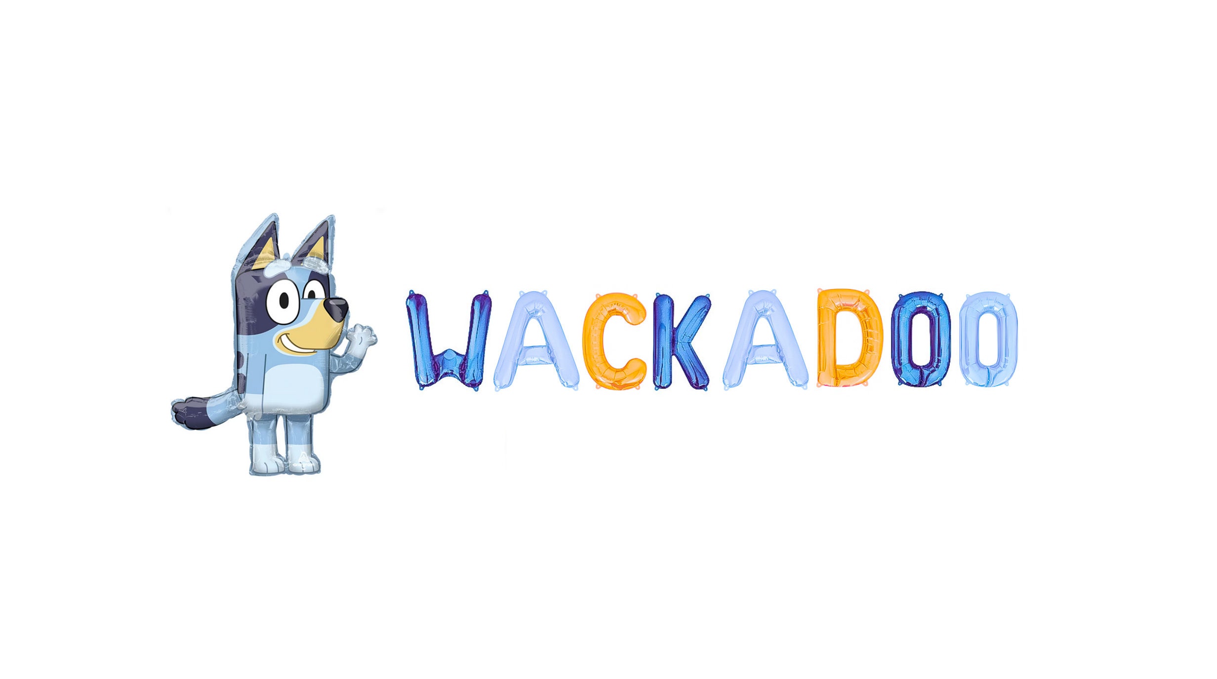 Wackadoo Bluey Balloon Banner Bluey Themed Birthday - Etsy Ireland