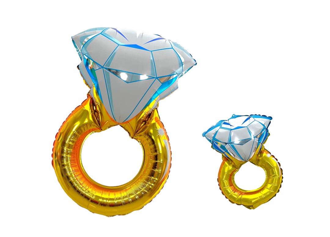 Engagement Ring Balloon Engagement Ring Decorations Engagement Ring ...