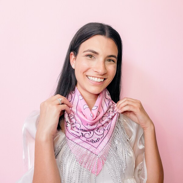 Pink Bandanas - Etsy
