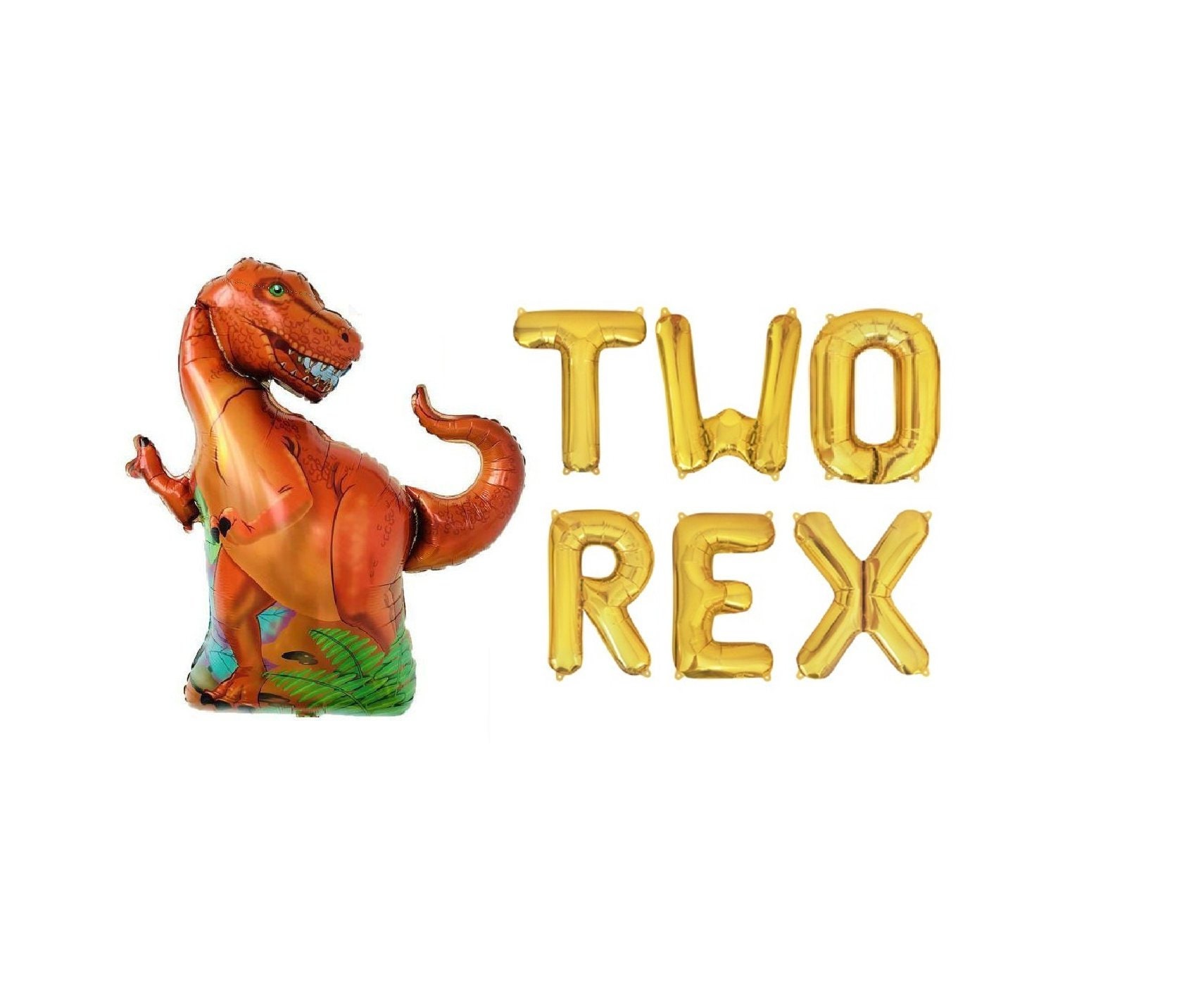 Two Rex Balloons 2 Rex Balloons Dinosaur Party T Rex Balloon - Etsy