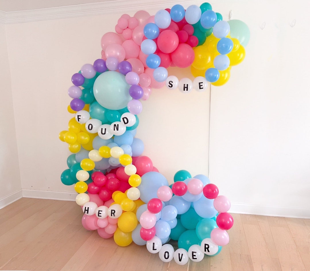 Friendship Bracelets Bachelorette Party Decorations Balloon Arch She ...