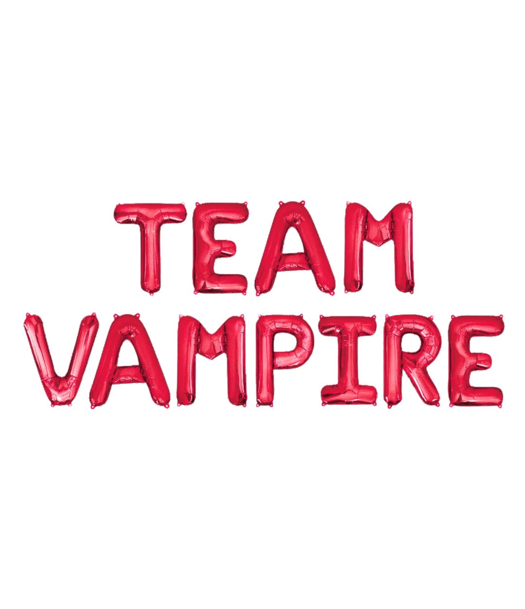 Team Vampire Letter Balloon Kit Vampire Bachelorette Party Decorations ...