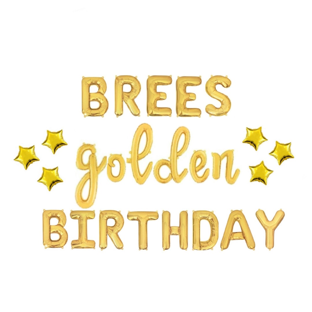 Golden Birthday Balloons Golden Birthday Party Decor Golden Birthday ...