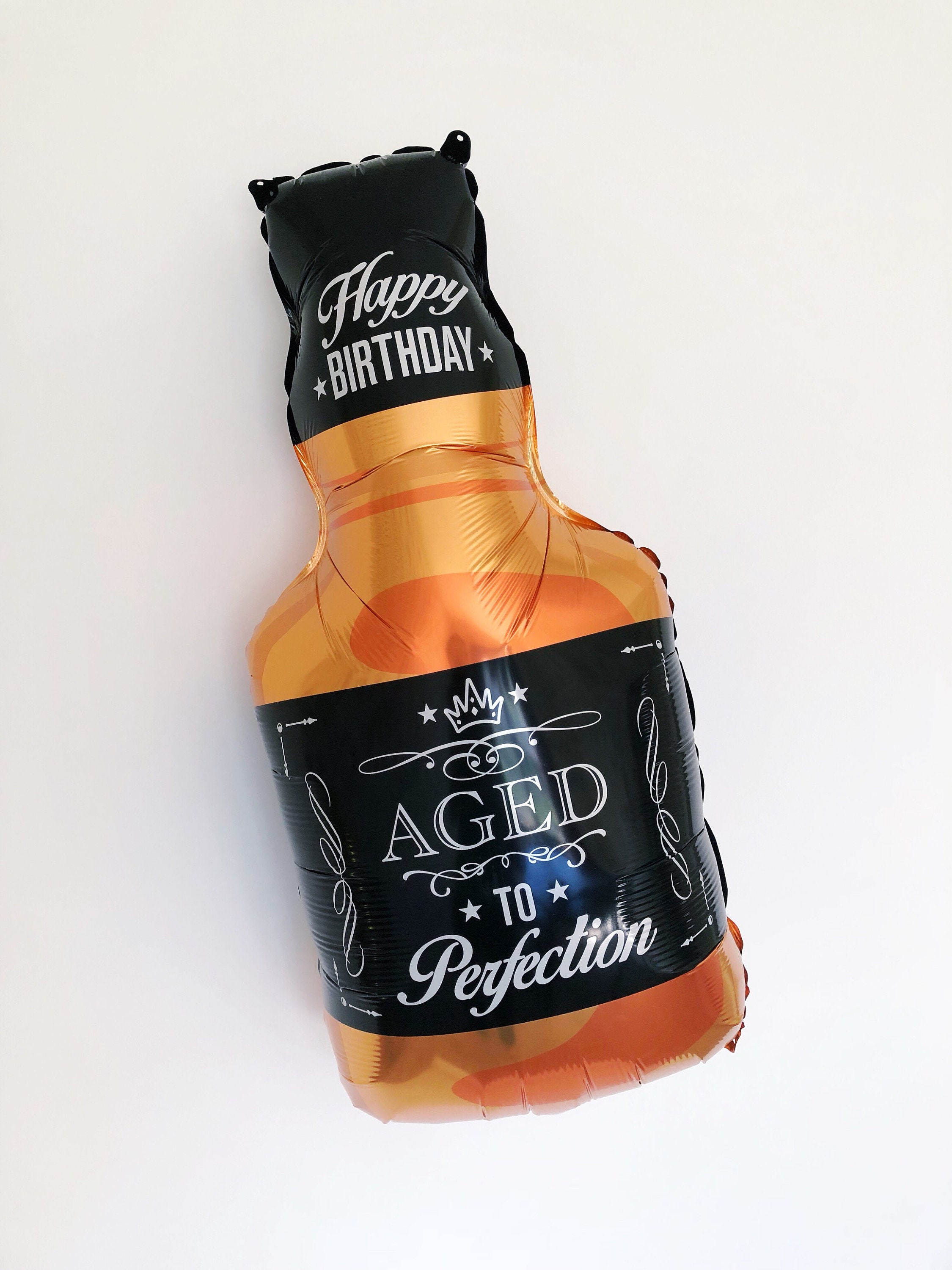 Whiskey Bottle Balloon Whiskey Balloon Aged to Perfection - Etsy