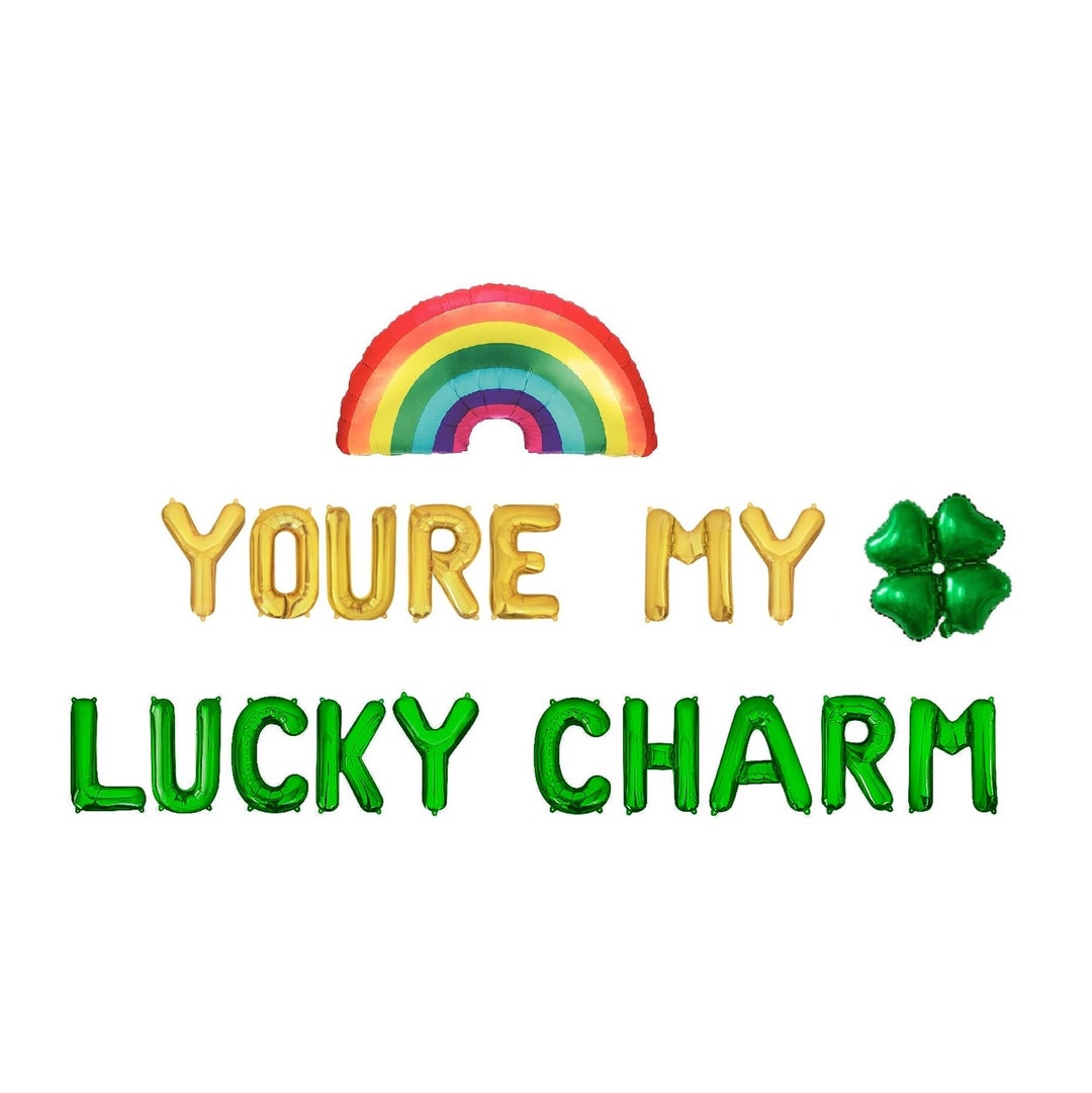 You're My Lucky Charm Letter Balloon Kit St Paddys Party Decor St ...