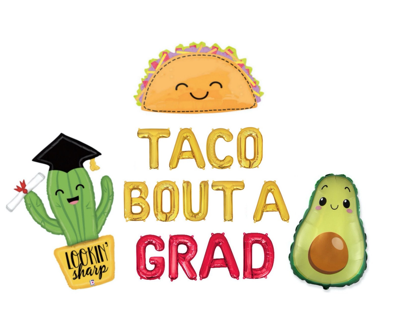 Graduation Fiesta Decorations 2021 Balloons Graduation Party - Etsy