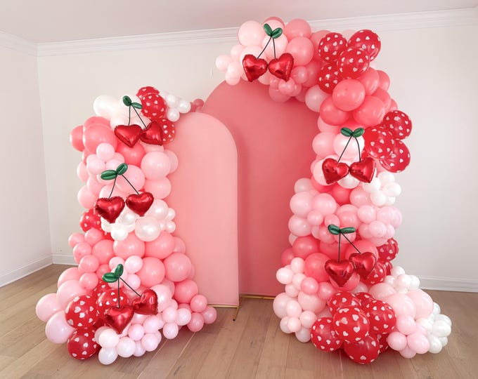 Shes the Cherry on Top Bridal Shower Cherry Balloon Arch Cherry ...