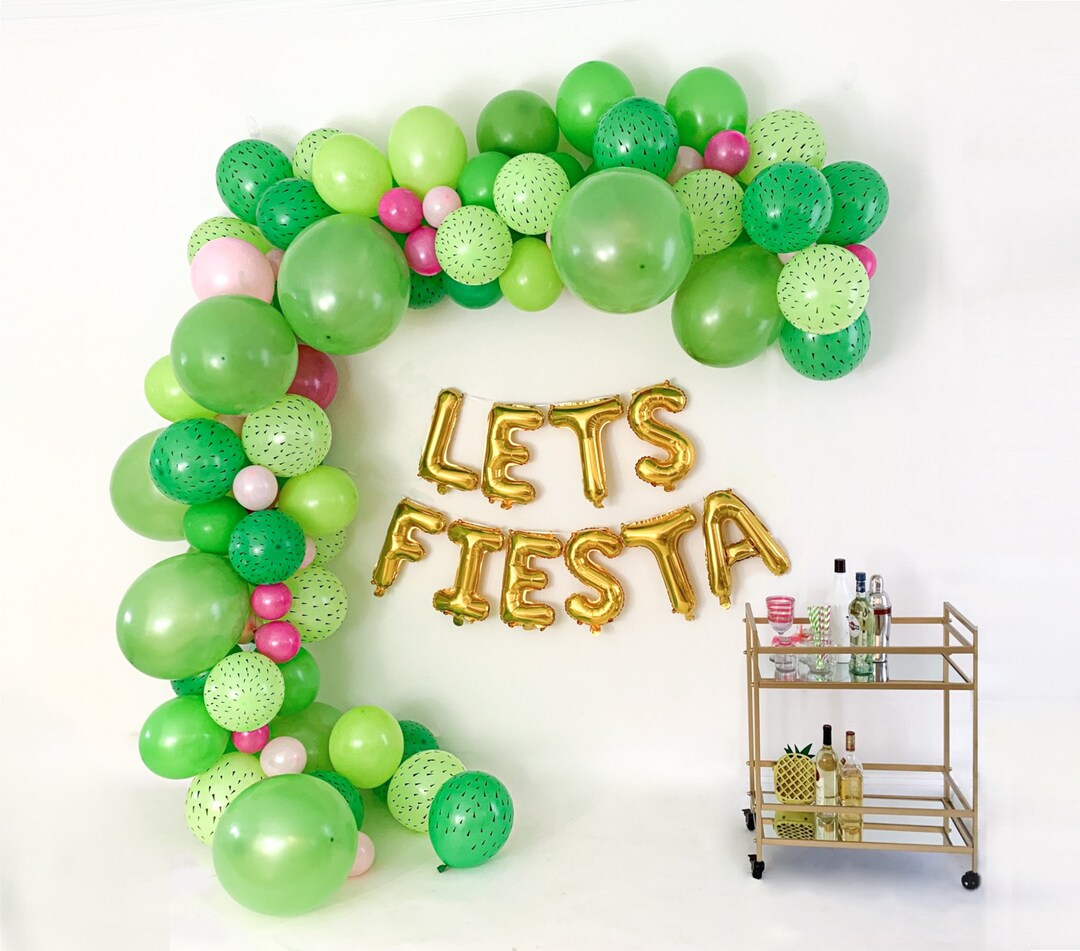 CACTUS Fiesta Balloon Garland Final Fiesta Balloon Garland Kit Fiesta ...