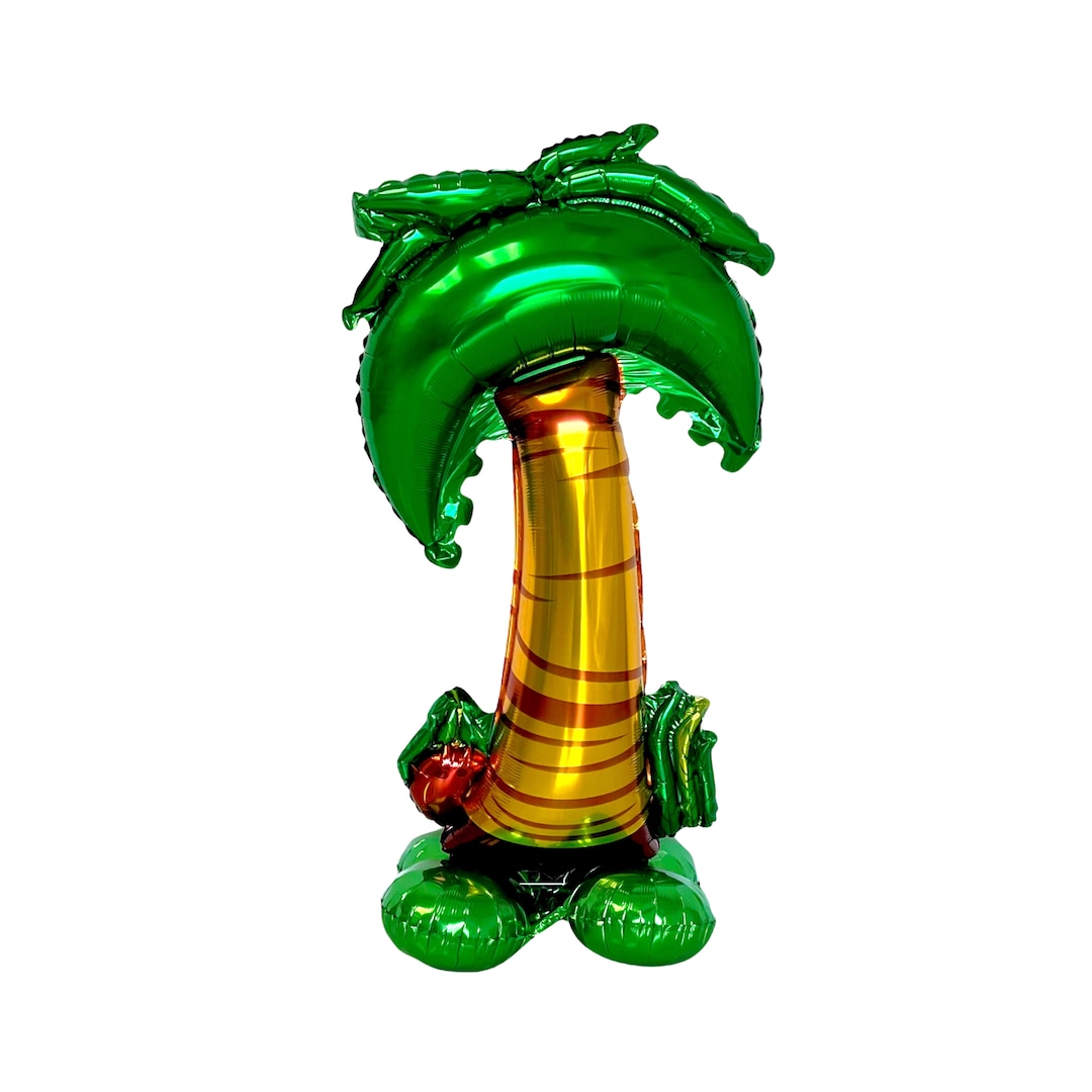 3D Standing Palm Tree Balloon Palm Palms Balloon Luau Tropical Beach ...
