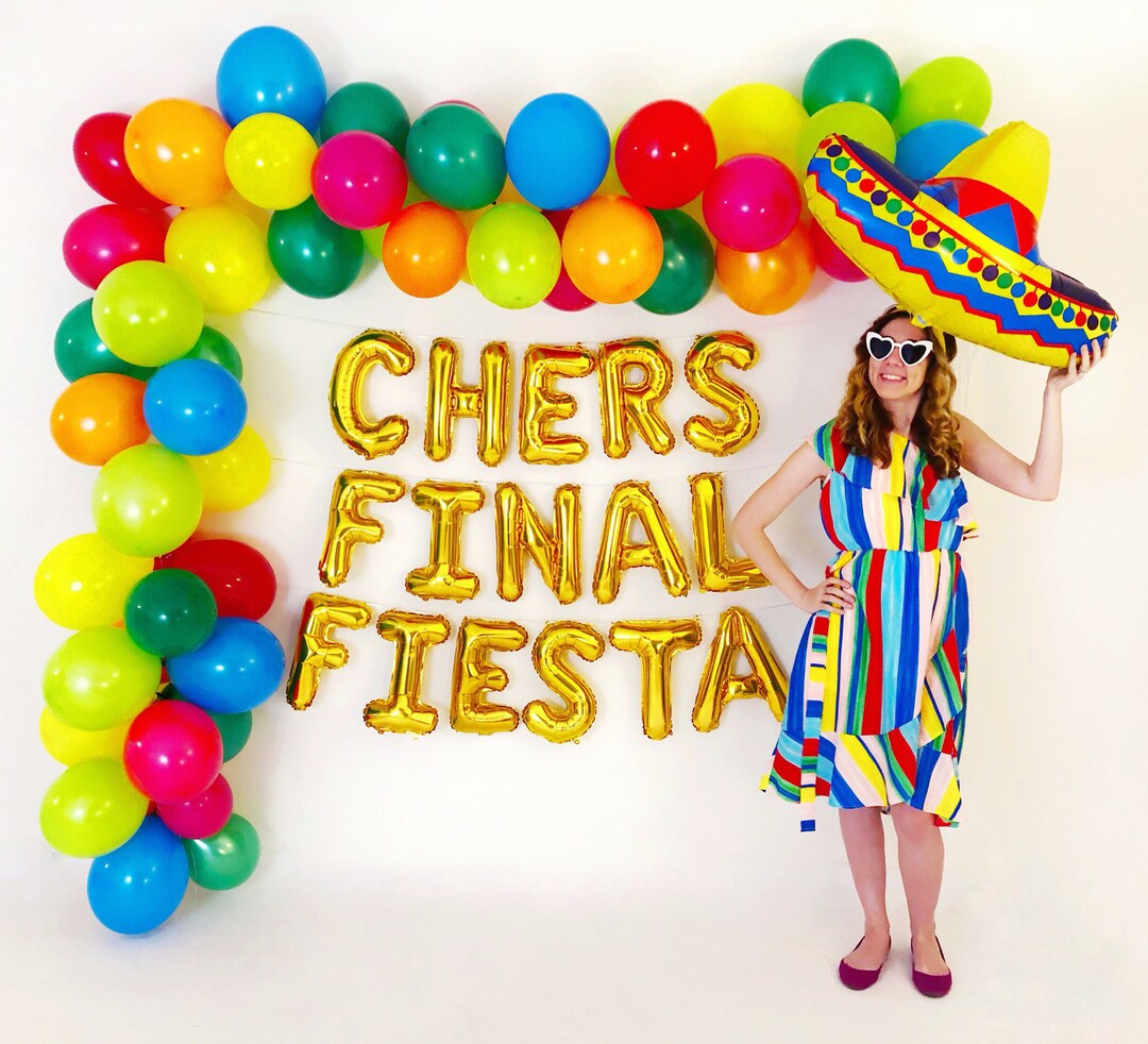 BALLOON GARLAND Kit Final Fiesta Bachelorette Party Final Fiesta ...