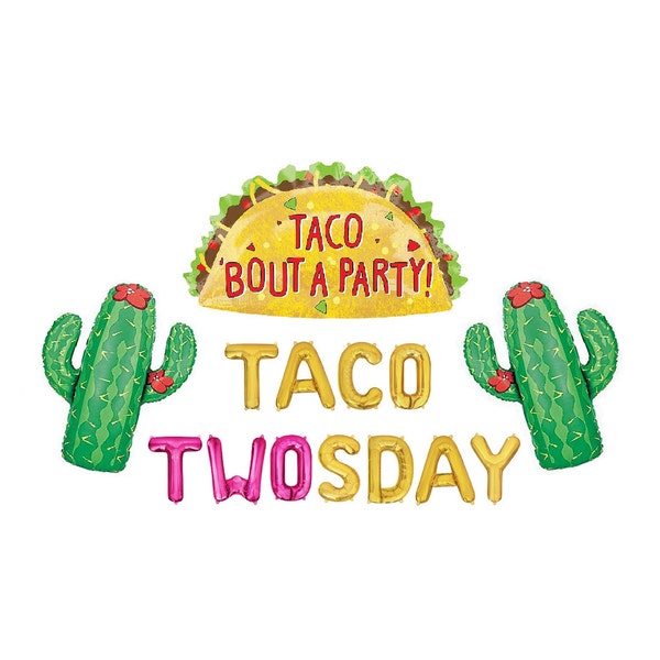 Taco Twosday Decorations - Etsy