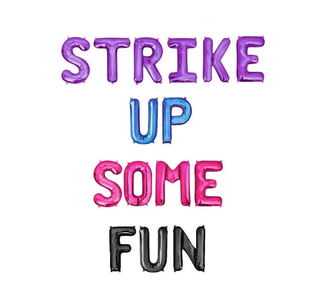 Strike up Some Fun Balloons Bowling Birthday Party Decorations Bowling ...