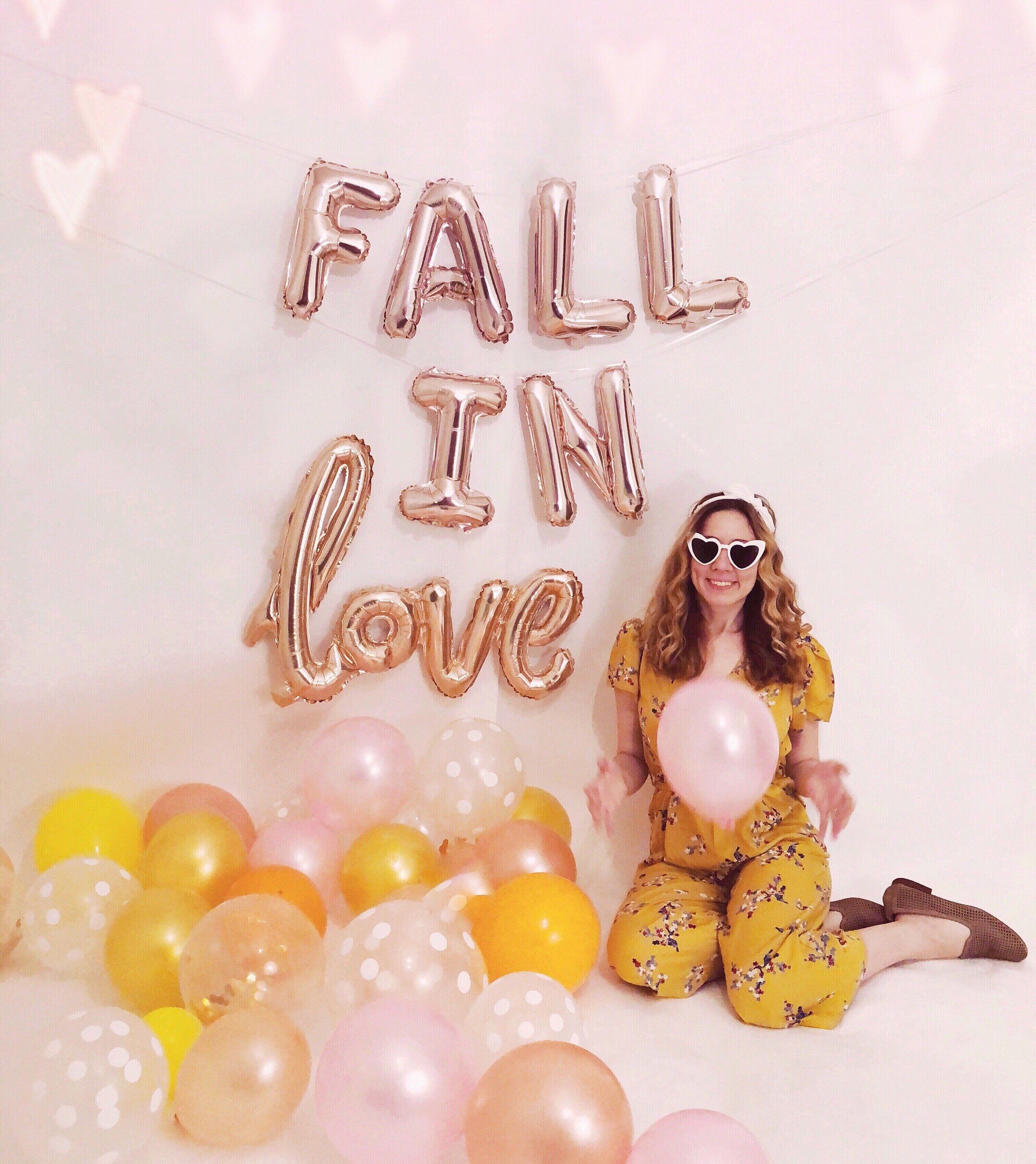 Fall Engagement Party Decoration Fall in Love Balloons Fall Bridal ...