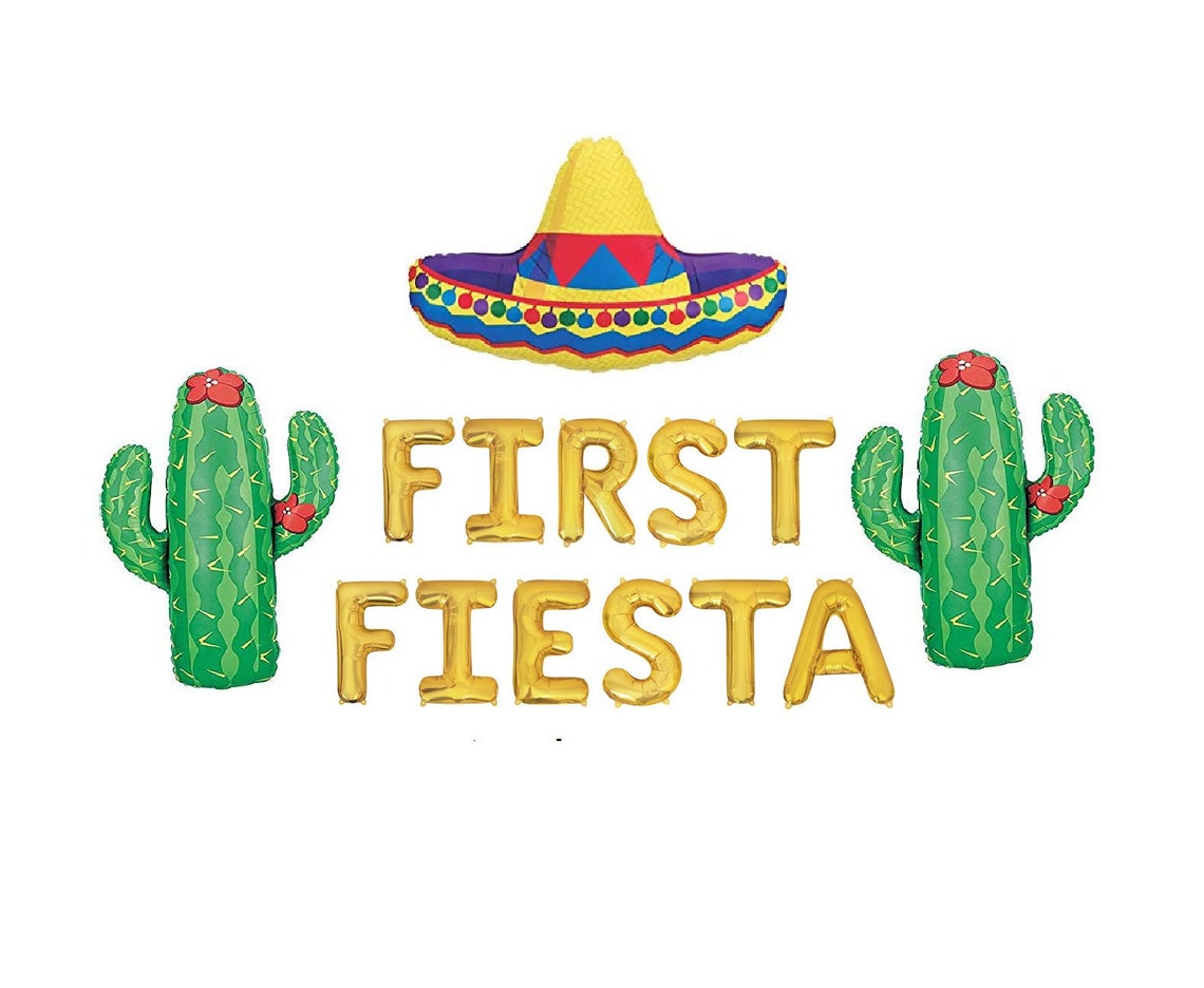 First Fiesta Balloons Fiesta First Birthday First Fiesta - Etsy