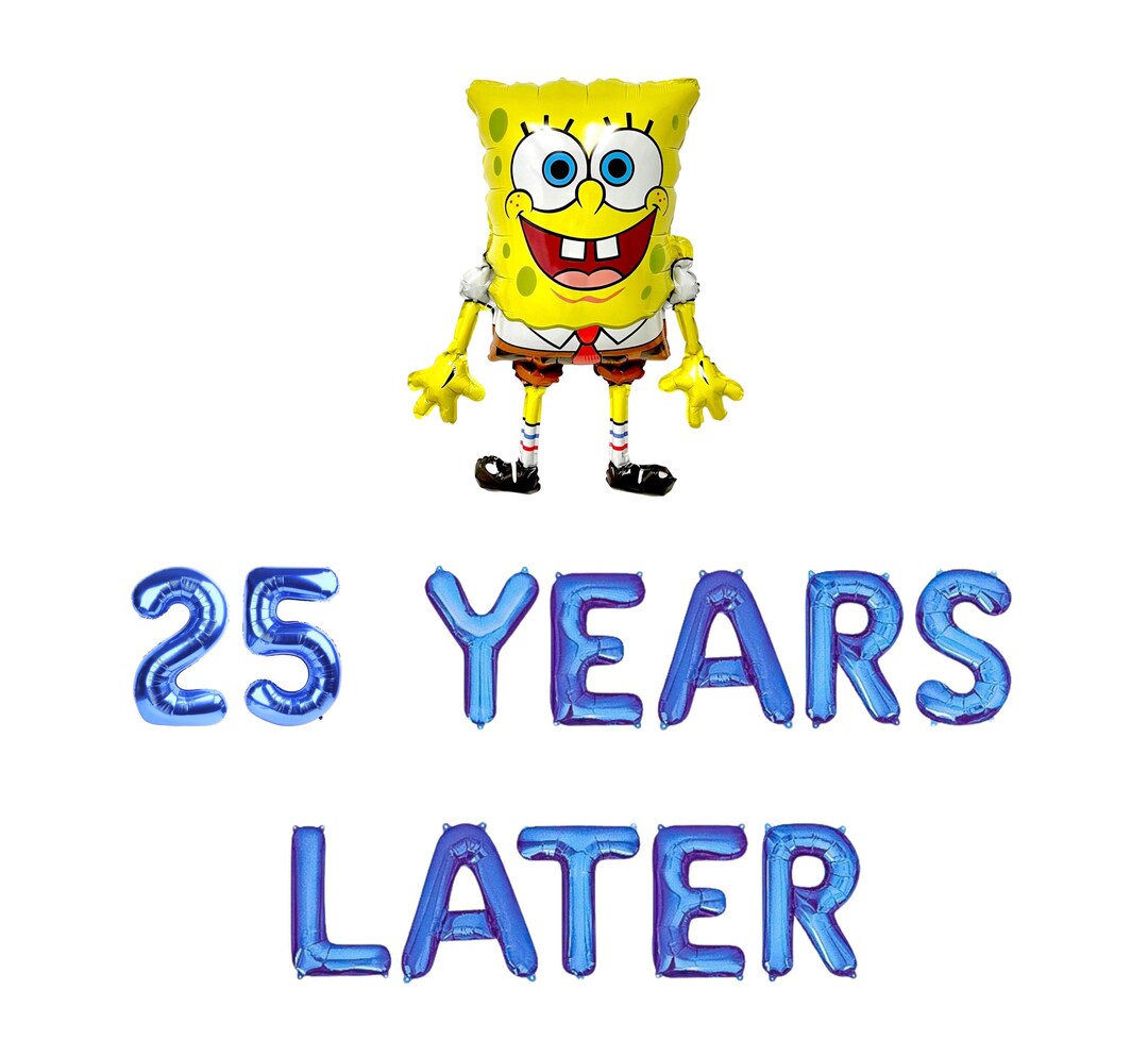 25 Years Later Letter Balloon Kit 25th Birthday Party Decorations Sea ...