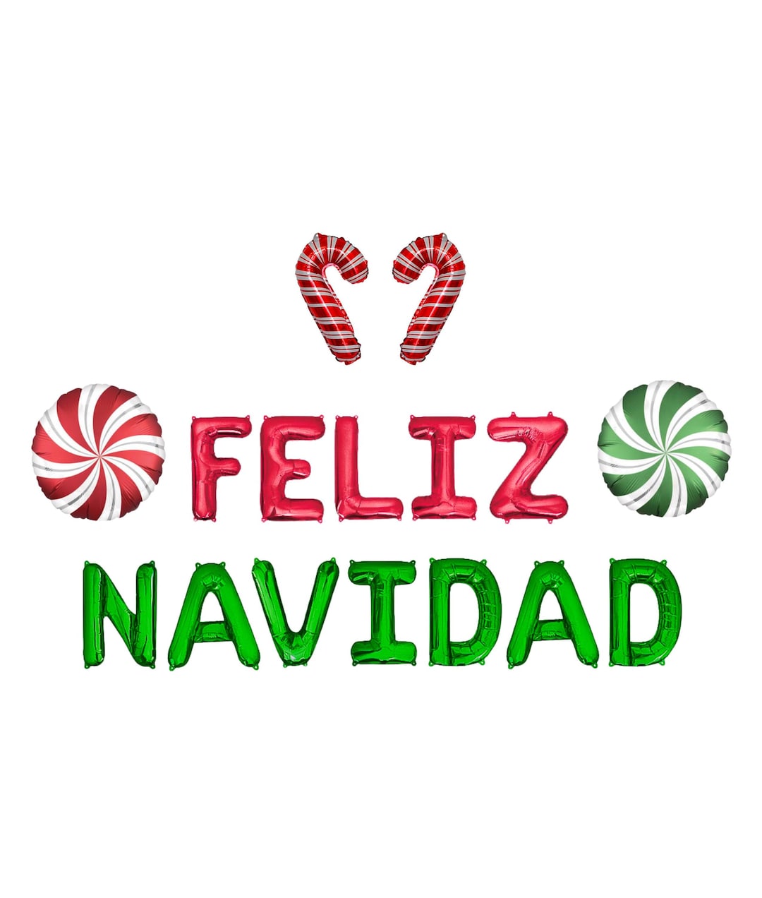 Feliz Navidad Letter Balloon Kit Christmas Party Decorations Christmas ...