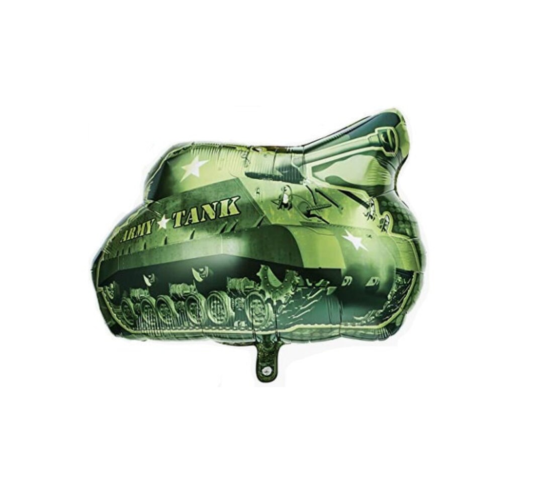 Army Tank Balloon G.I. Joe Themed Kids Birthday Balloons Boys Toddler ...