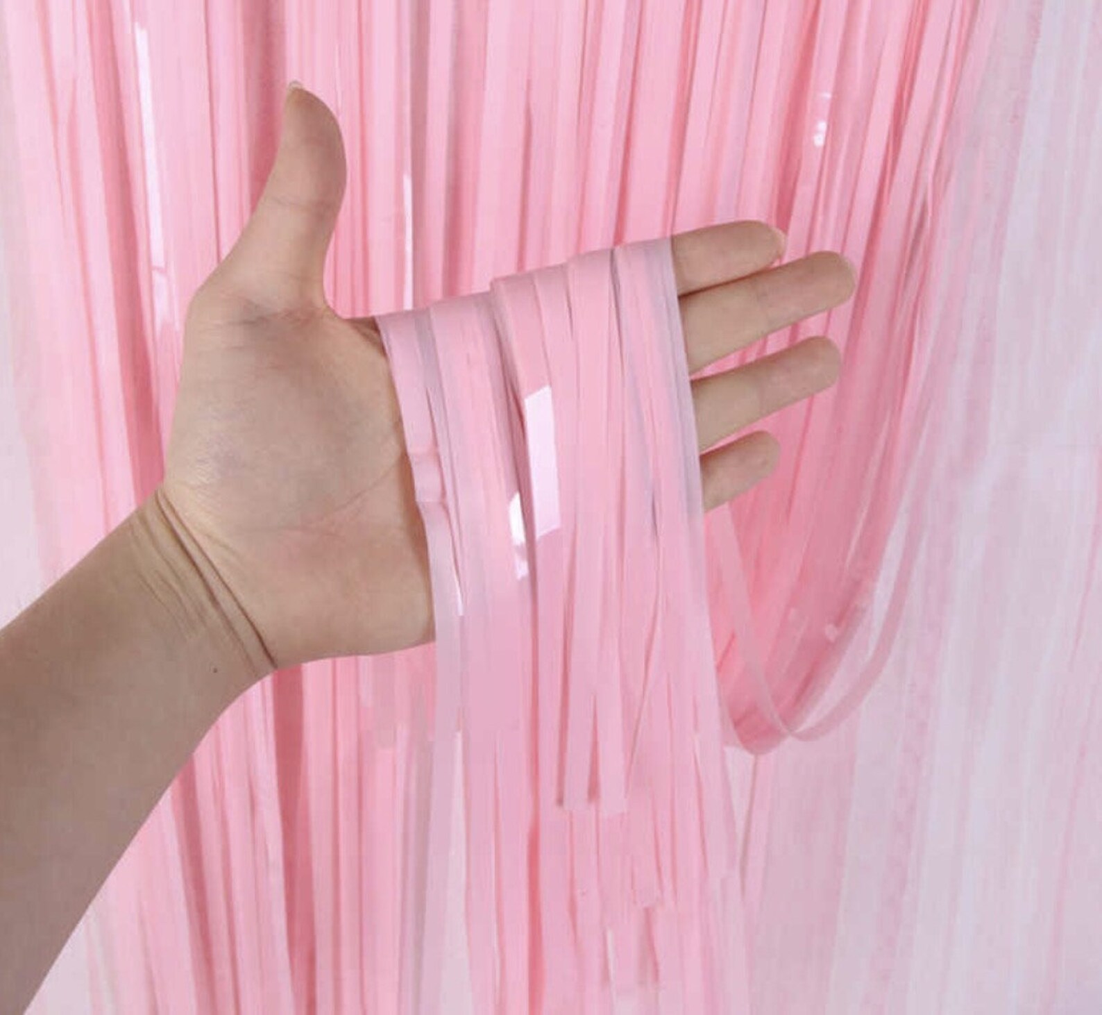 Metallic Green Fringe Backdrop 3 Feet Wide Fringe Curtain Rose - Etsy