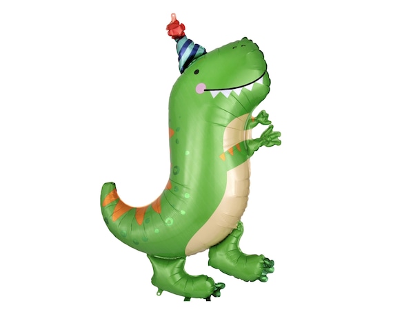 Dino Birthday Balloon 34in Dinosaur Babysaurus 1st Birthday - Etsy