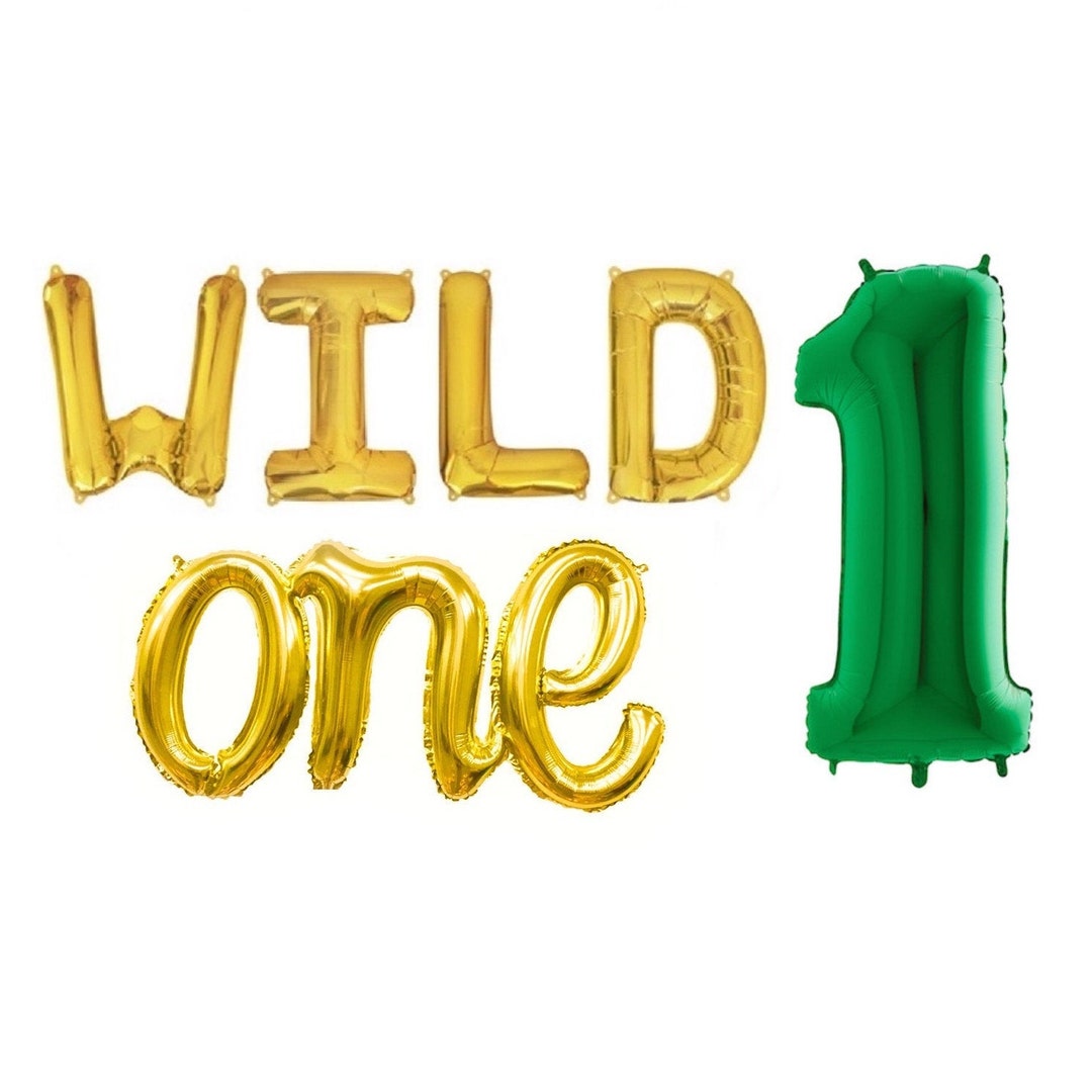 Wild One Balloons Jungle Themed First Birthday Safari Themed First ...
