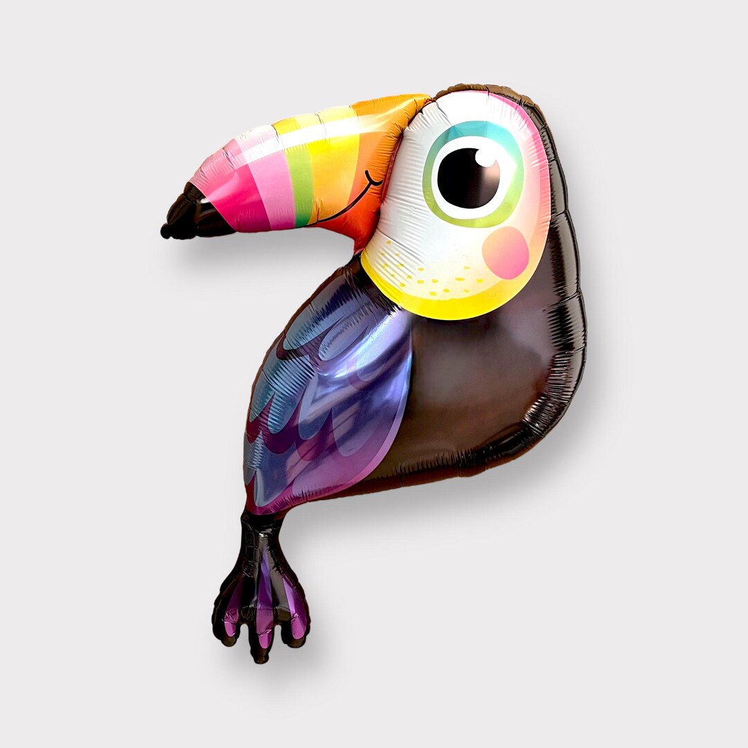 Toucan Balloon Tropical Balloons Luau Party Beach Bach Flamingle Miami ...
