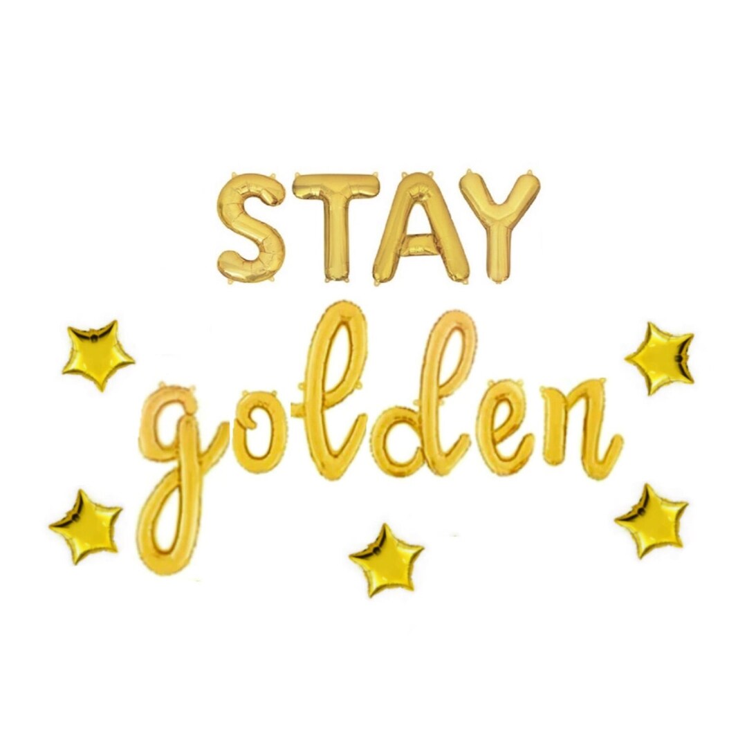 Golden Birthday Balloons Golden Birthday Party Decor Golden Birthday ...