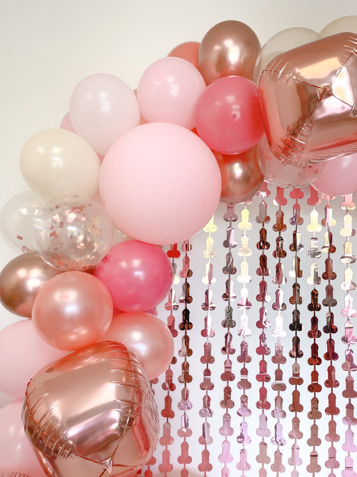 Willy Penis Balloons Bach That Ass up Balloon Arch Kit Rose Gold ...