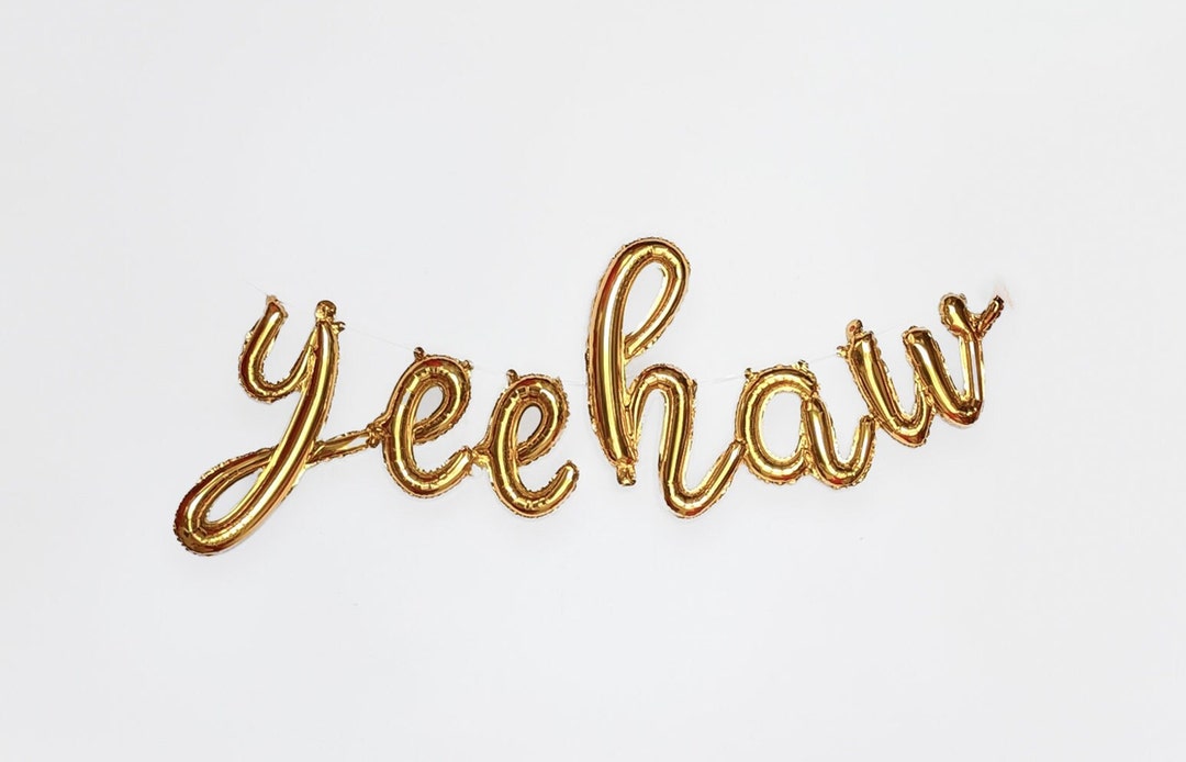 Yeehaw Balloon Banner Cowgirl Bachelorette Party Decorations - Etsy