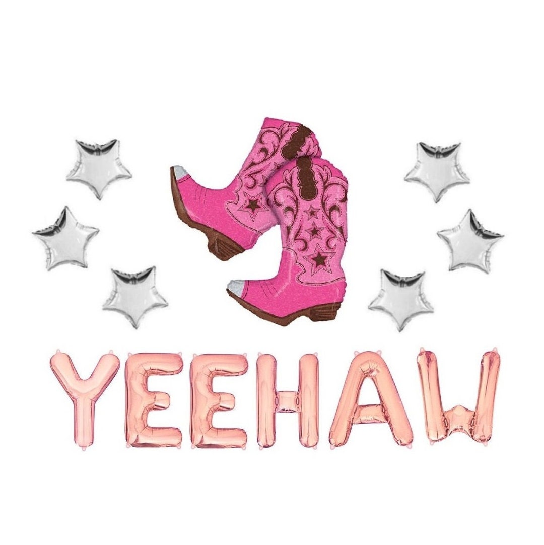 Yeehaw Balloon Banner Cowgirl Bachelorette Party Decorations Western ...