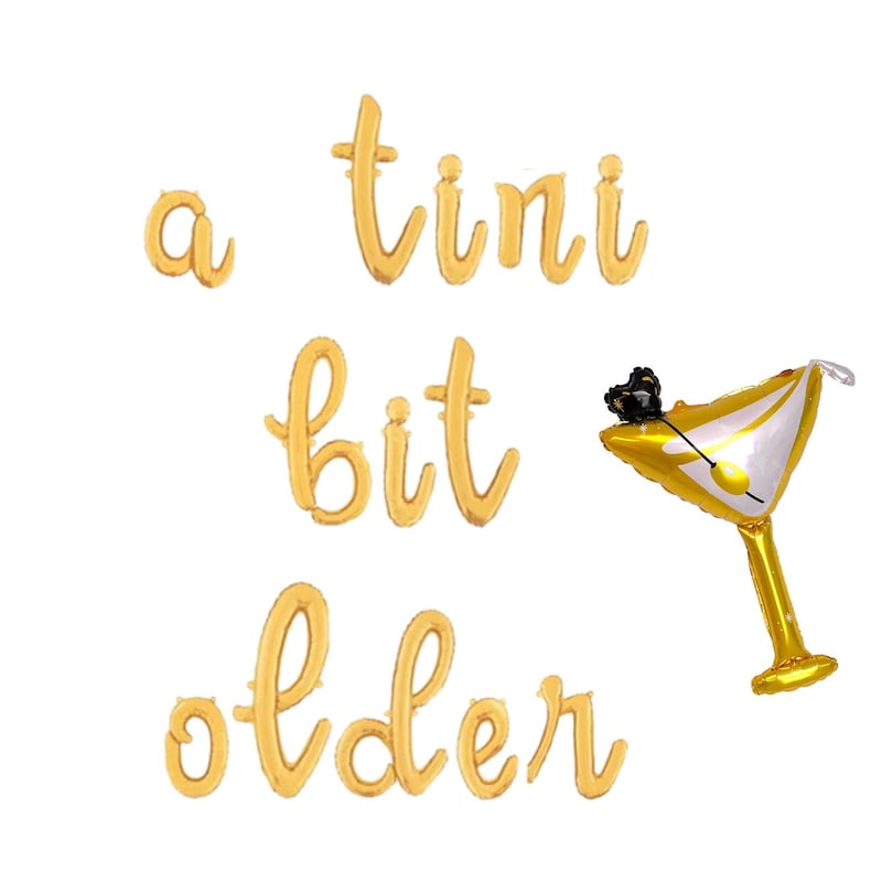 A Tiny Bit Older Birthday Party - Etsy