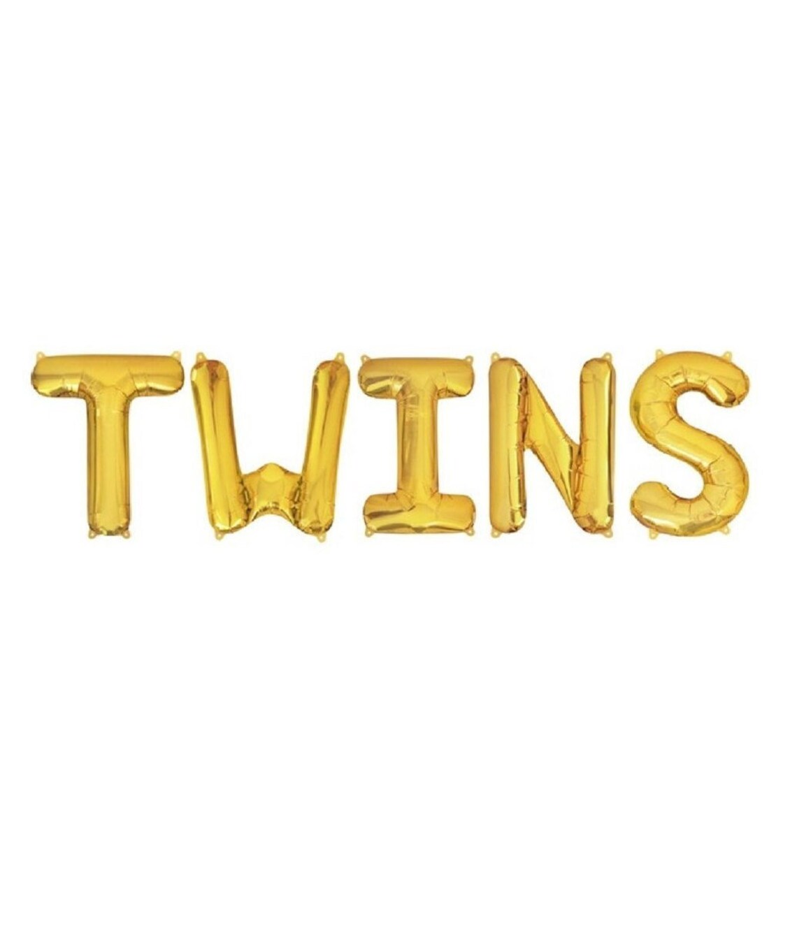 Twins Balloons Twins Baby Shower Balloon Letters Baby Shower - Etsy