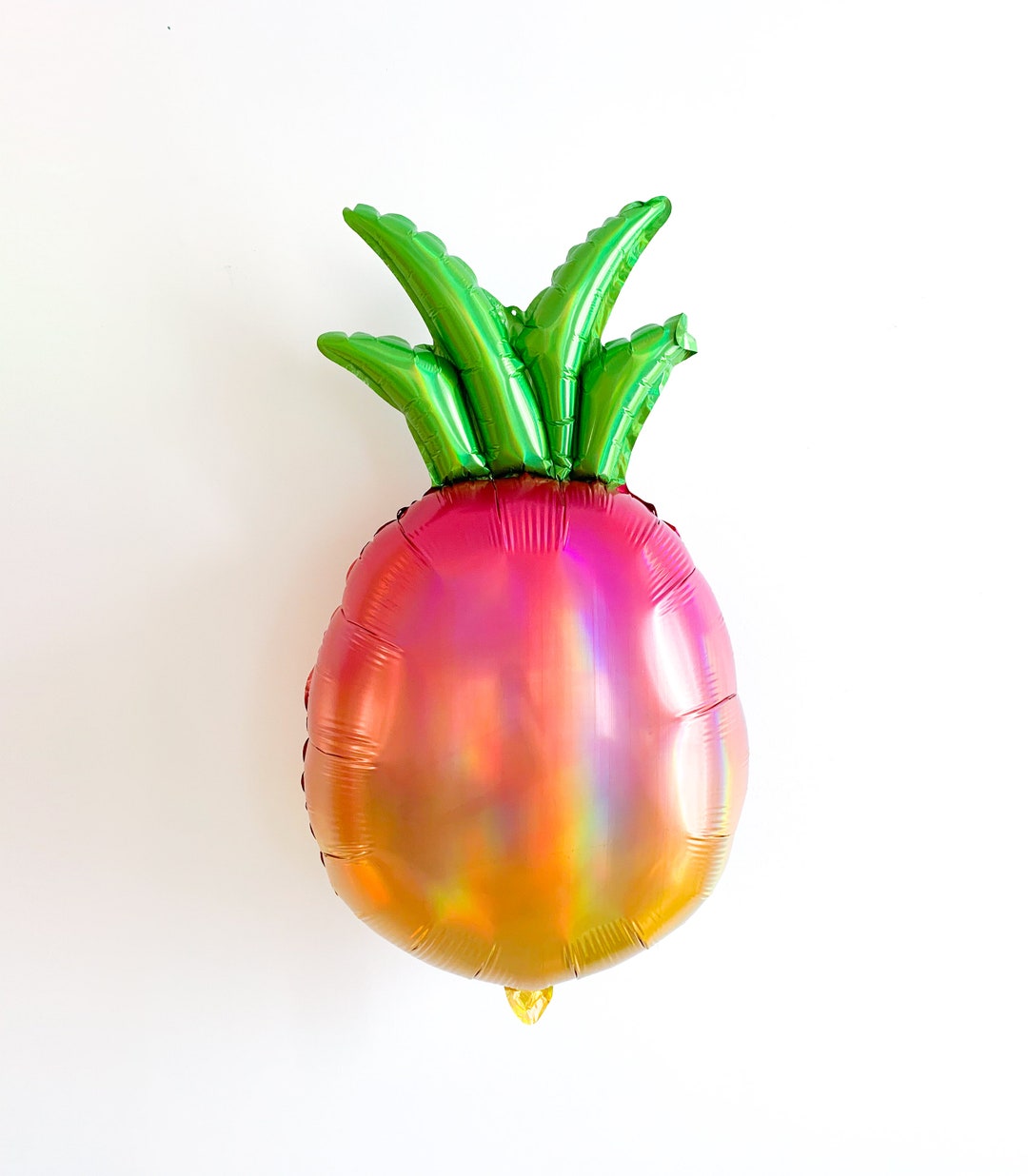 Pineapple Holographic Balloon Pineapple Balloon Luau Tropical Beach ...