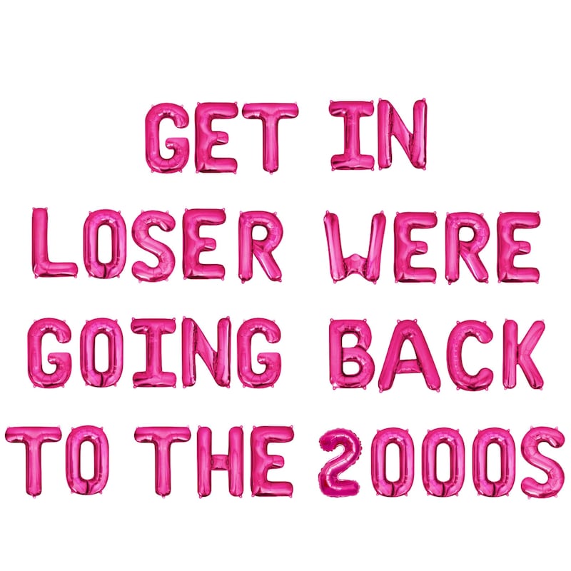Back in the 2000s Banner - Etsy