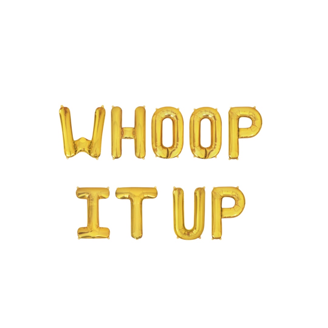 Whoop It up Letter Balloon Kit Bachelorette Party Decorations Birthday ...