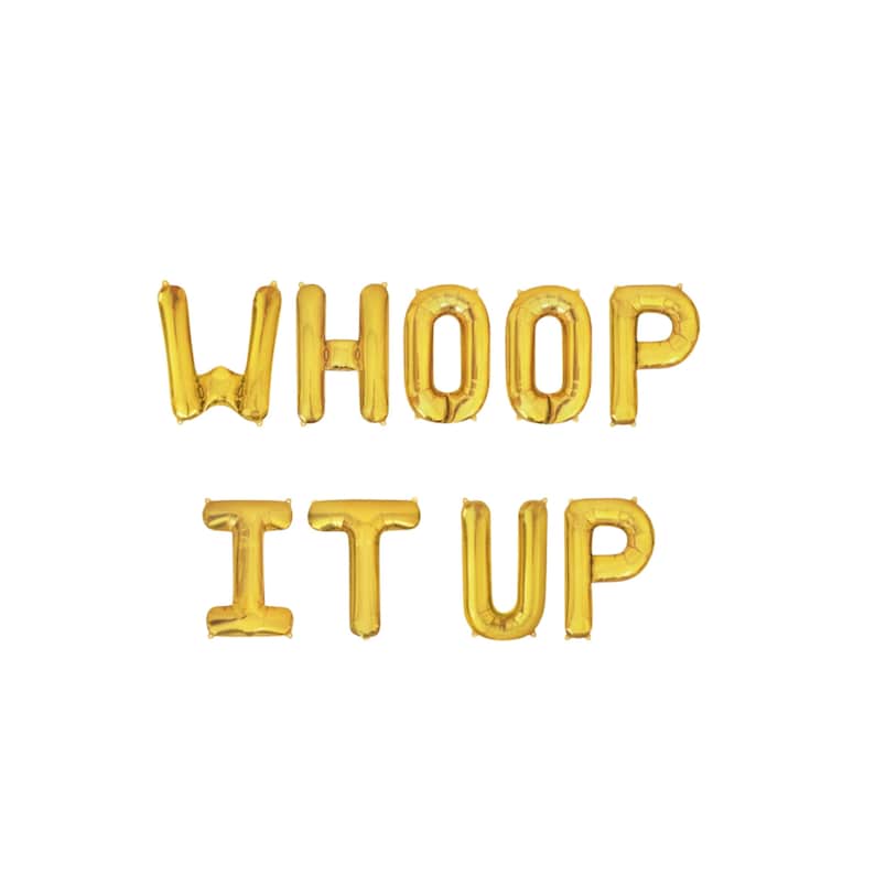 Whoop It up Letter Balloon Kit Bachelorette Party Decorations Birthday ...