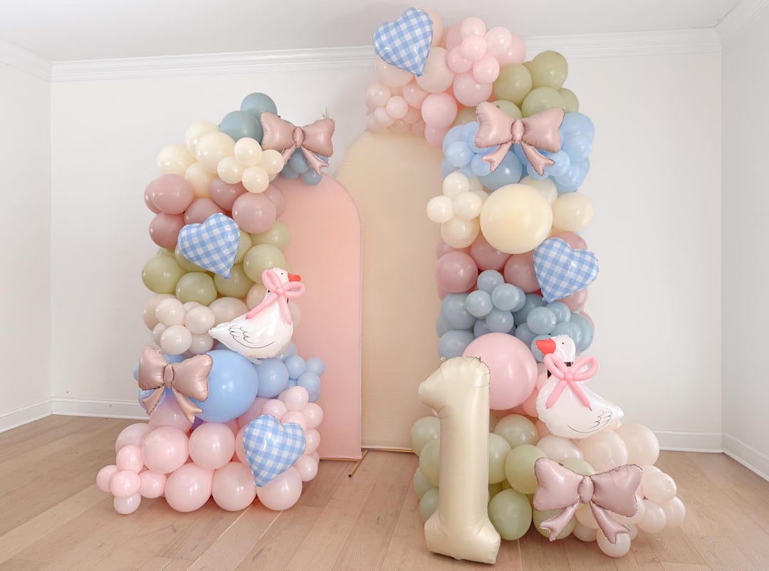 One Silly Goose Balloon Garland Balloon Arch Girls Silly Goose Birthday ...