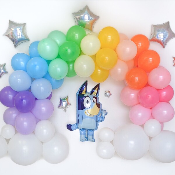 Bluey Balloon Backdrop - Etsy