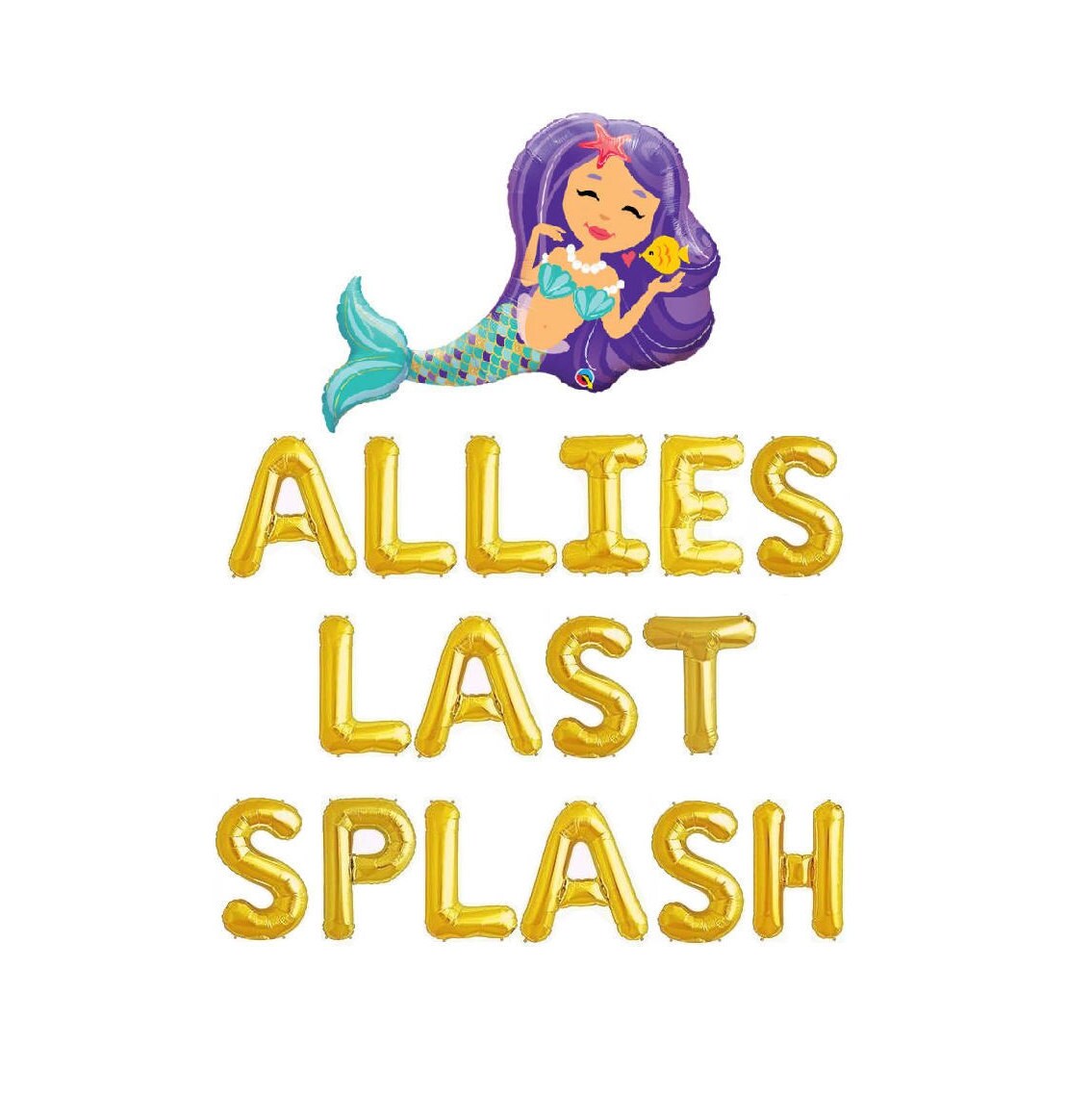 Last Splash Balloons Mermaid Bachelorette Party Decor - Etsy
